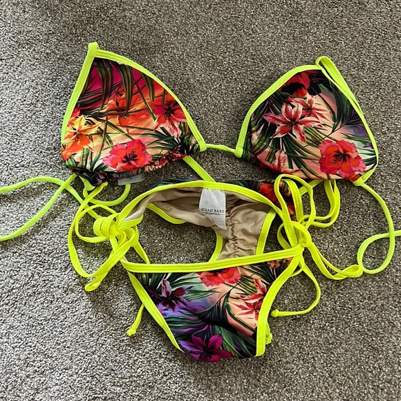 ocean babe | Swim | Ocean Babe Cheeky Bikini Never Worn | Poshmark